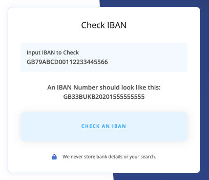 IBAN Checker by MoneyTransfers | Check & Validate Your IBAN